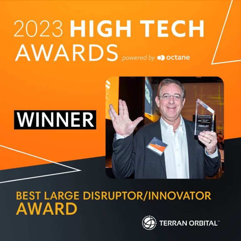 High Tech Awards 2023 - Terran Orbital Best Large Disruptor / Innovator Award - Terran Orbital